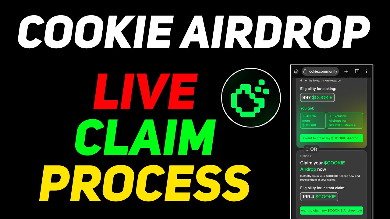 Cookie Airdrop Claim Process Live | Cookie Token Sell Process Live ...