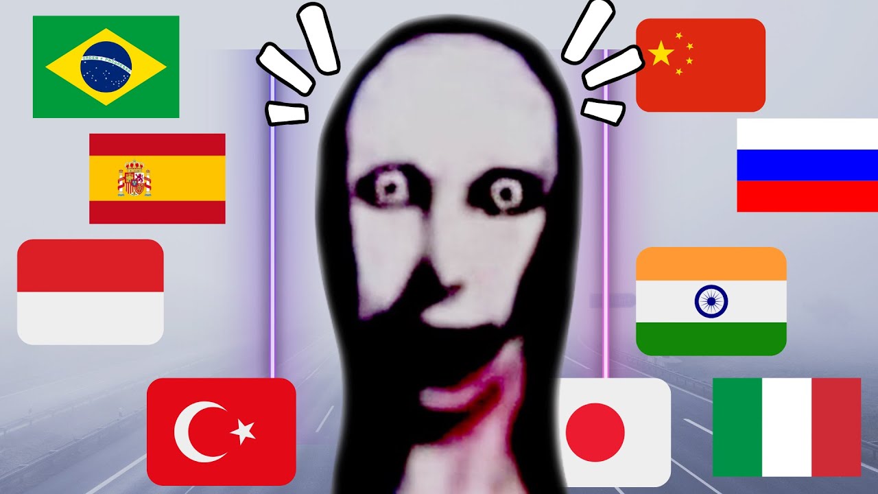 Pinhead nextbot in different languages meme - YouTube