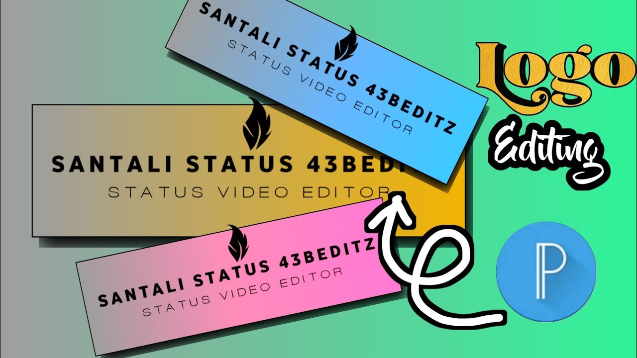 Pixllab Logo Design in santali 2024||Status video logo Editing - YouTube