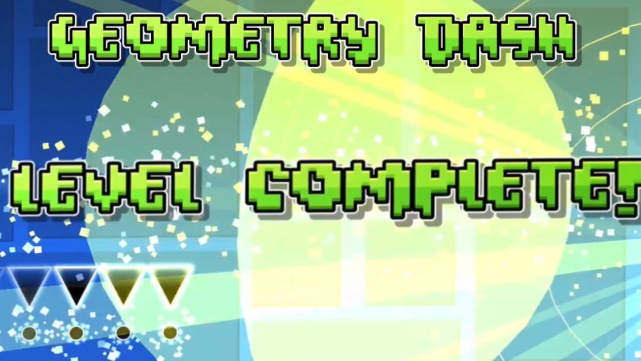 Geometry Dash Level Complete Compilation - YouTube