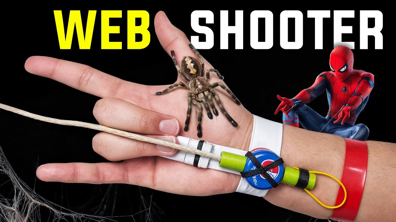 How to make Spider Man web shooter with paper | paper craft - YouTube