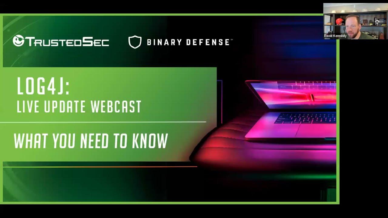 LOG4J: Live Update Webcast - YouTube