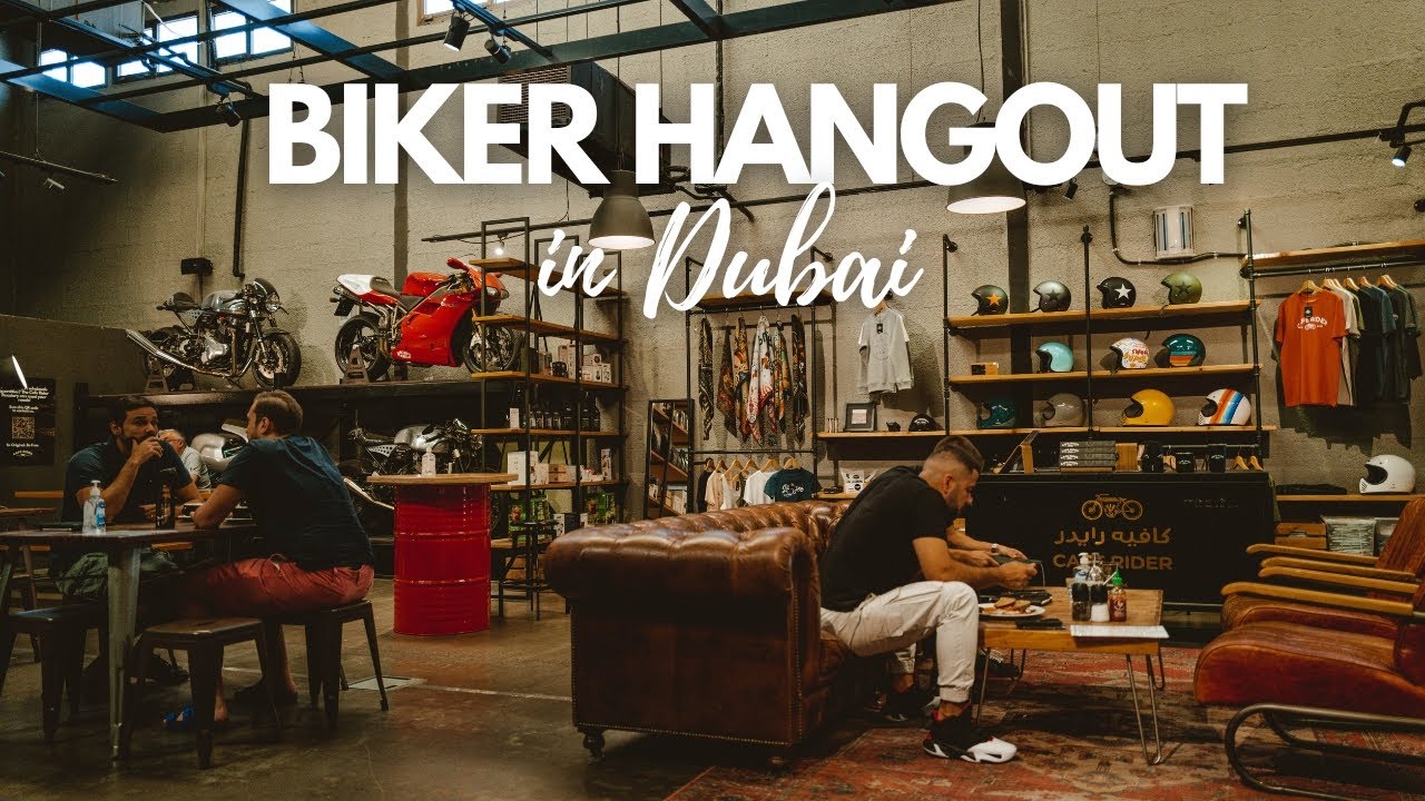 Visiting a Dubai Biker Hangout | Cafe Rider Custom - YouTube