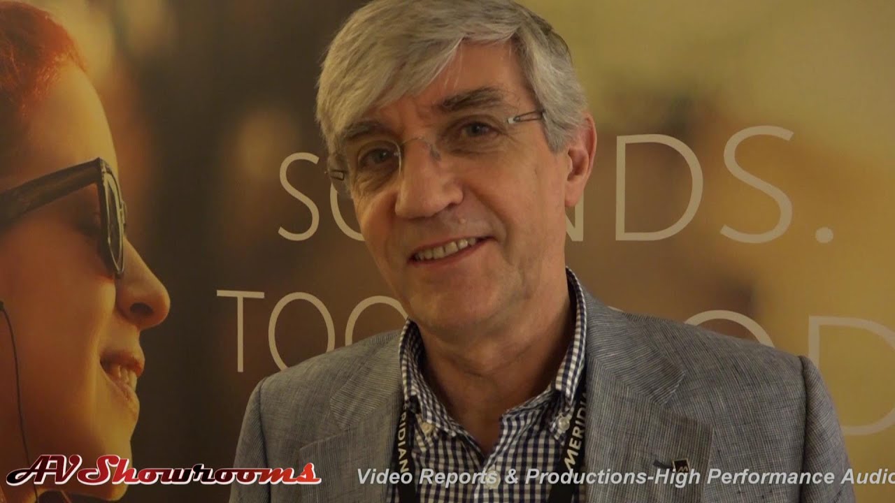 Bob Stuart of Meridian Audio, MQA intro and demo, THE Show Newport ...
