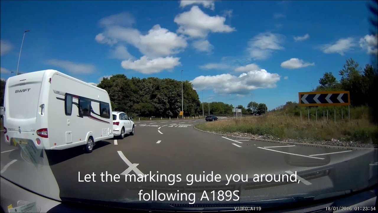 Moor Farm Roundabout Instructional video, A19S to A189S - YouTube