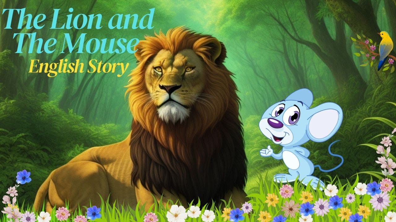 The Lion and The Mouse | Bedtime Story for Kids in English | Cartoon ...
