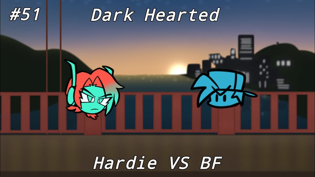 FNF Cover 51 - Dark Hearted but it's Hardie VS BF - YouTube