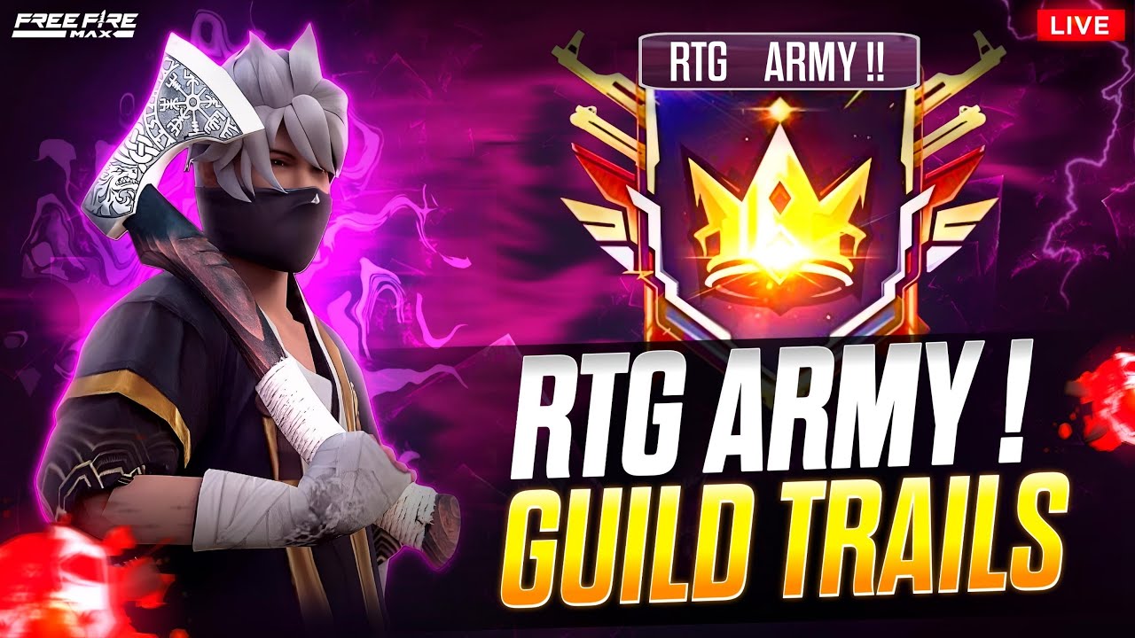 freefire live telugu - fflive - guild trails - Reaction gameplay - Rtg live - telugu live #768 ...