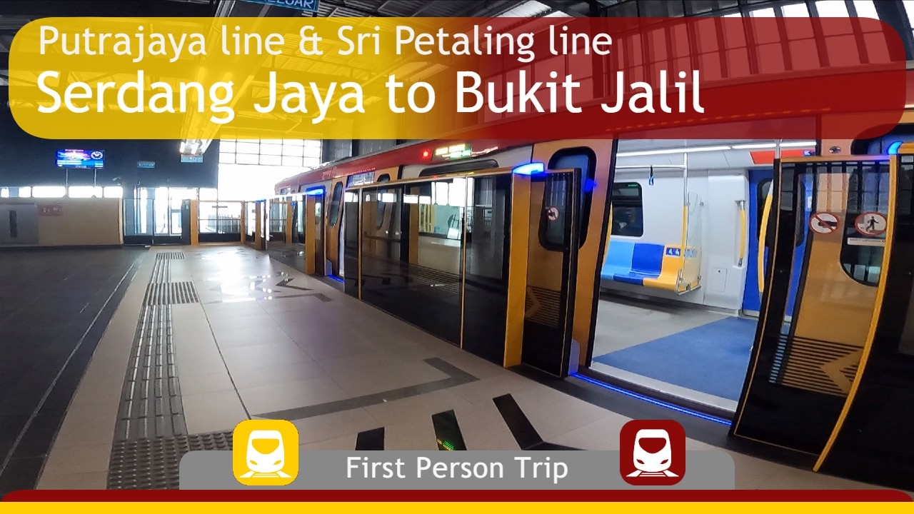 MRT & LRT FPV : Serdang Jaya to Bukit Jalil - YouTube