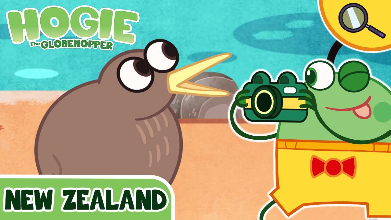 Learn About NEW ZEALAND! 🐋🌍 Hogie the Globehopper Full Episodes 🧭 ...