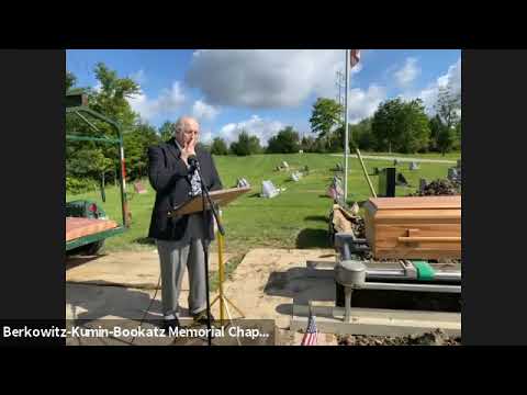 Judy Schechtman Funeral Service, August 5, 2020. Berkowitz-Kumin ...