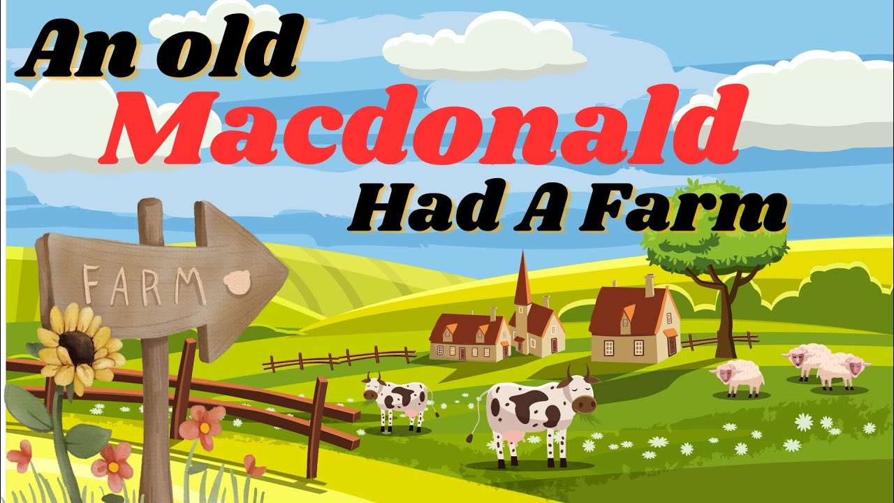 An Old Macdonald Had A Farm Poem | Nursery Rhyme And Songs For Kids ...