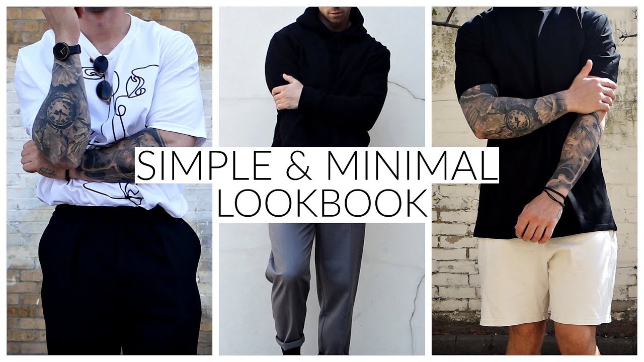3 MINIMAL/SIMPLE OUTFIT IDEAS | Lookbook | Men's Fashion | Daniel ...