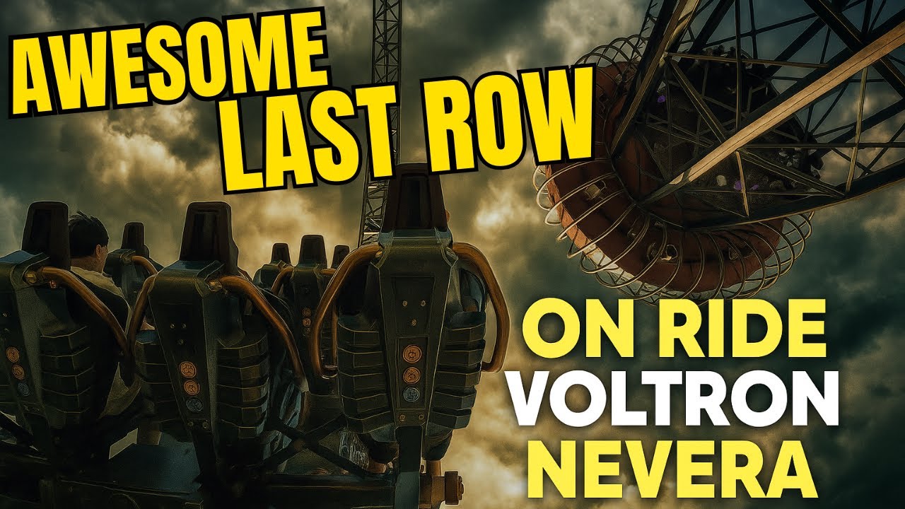 AWESOME Last Row OnRide Voltron Neverea at Europa Park Germany #onride ...