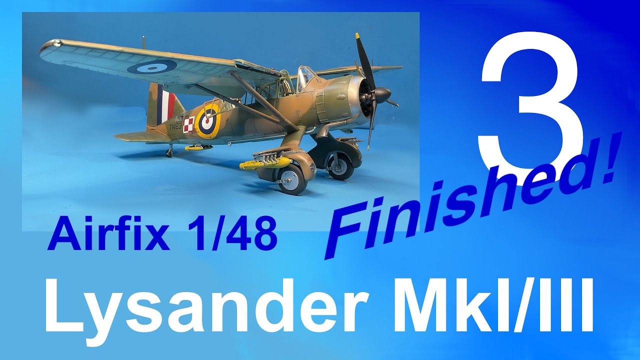Airfix new tool 1/48 Westland Lysander I/III Final and reveal - YouTube