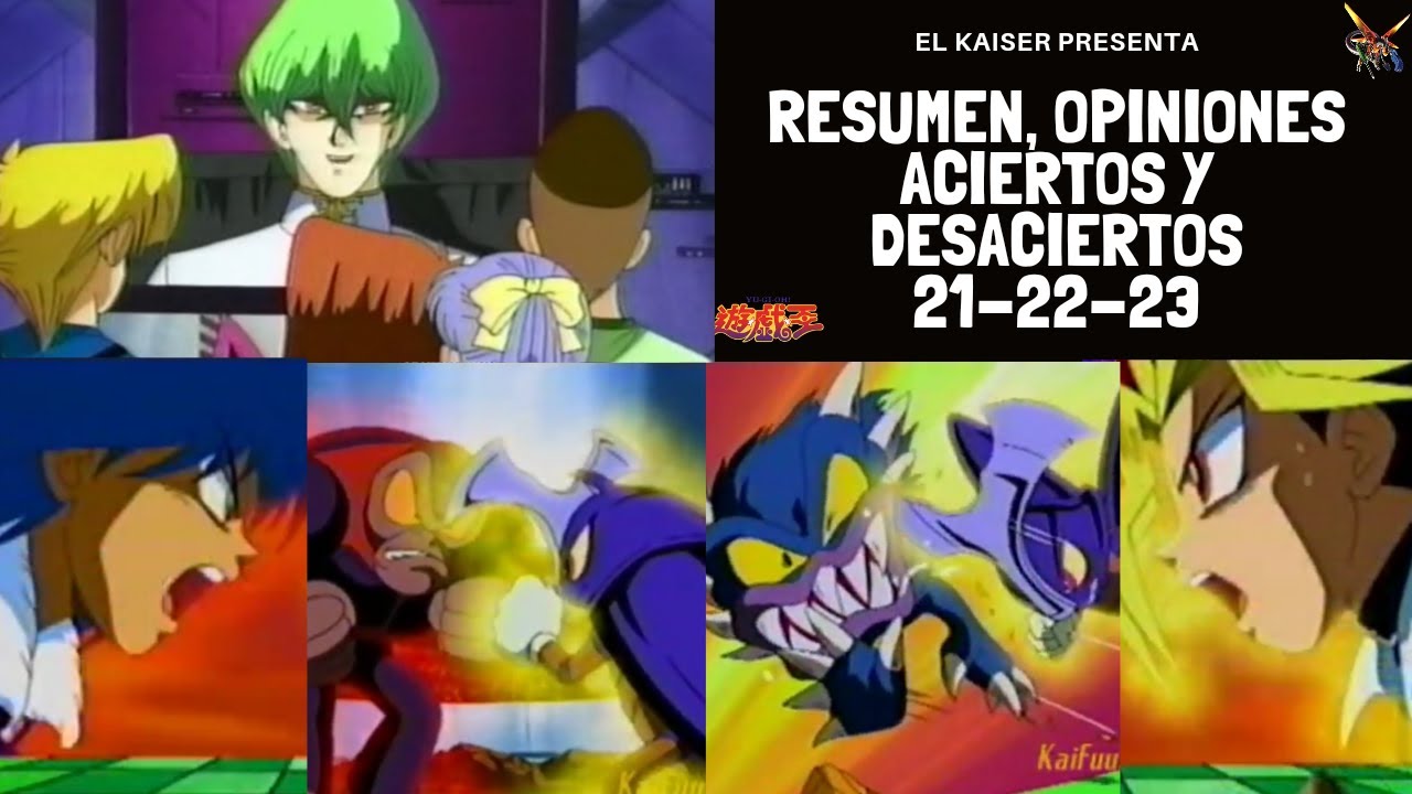 Yu-Gi-Oh! TEMP 0 ! 21-22-23! MOKUBA VS YUGI! RESUMEN, ACIERTOS Y ...