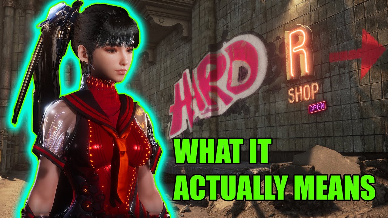 Stellar Blade Uncensored, What HARD R Actually means - YouTube