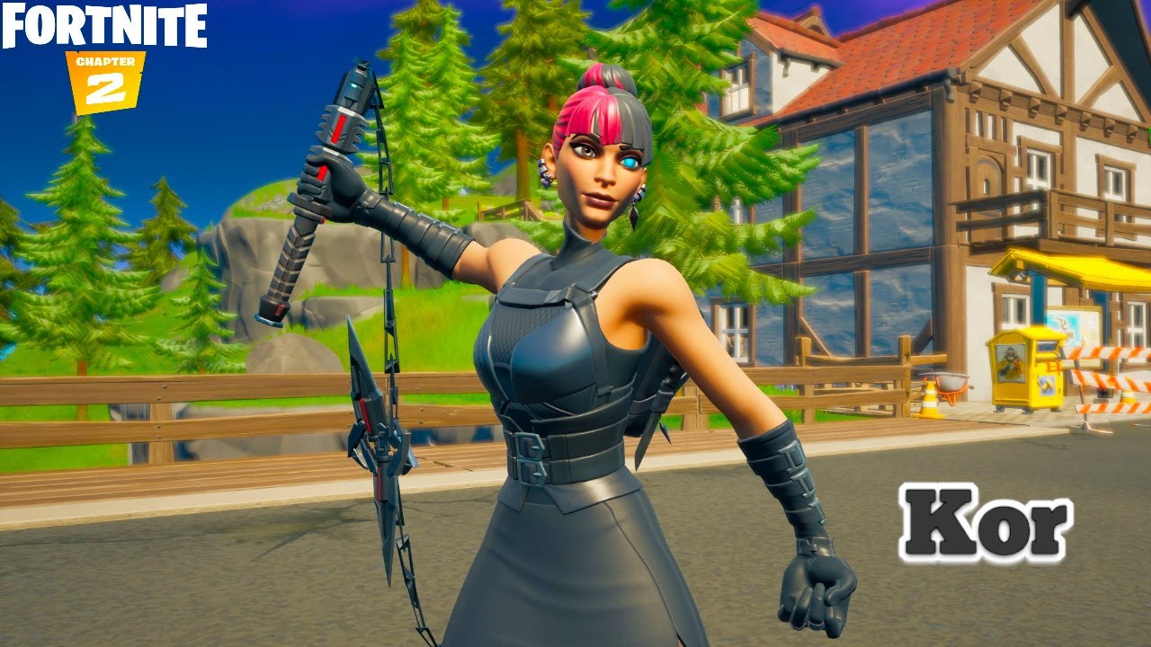New Kor Skin Gameplay Fortnite Season 8 Battle Pass Splinter Agent Set Youtube