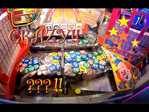 Arcade game goes CRAZY, keeps giving me LOADS of free plays and tickets!! FOUR super bonuses ...