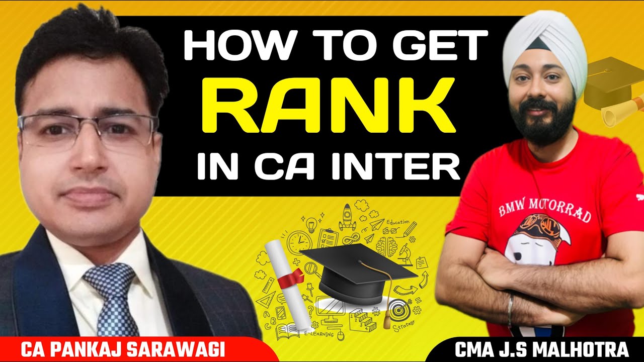 How to Get Rank 💥 in CA-INTER ? 💯 - YouTube