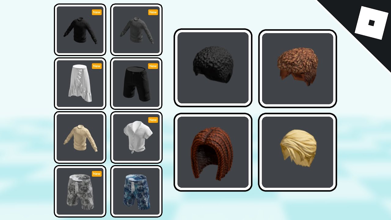 [FREE ITEMS] How to get 5 HAIR ITEMS & 9 LAYERED CLOTHING ITEMS ...