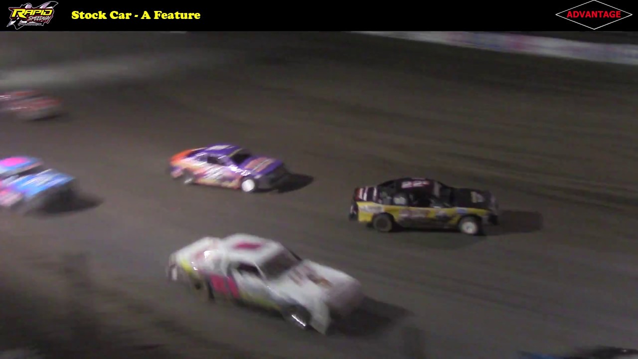 Stock Car -- 9/15/17 -- Rapid Speedway Nationals Night 1 - YouTube
