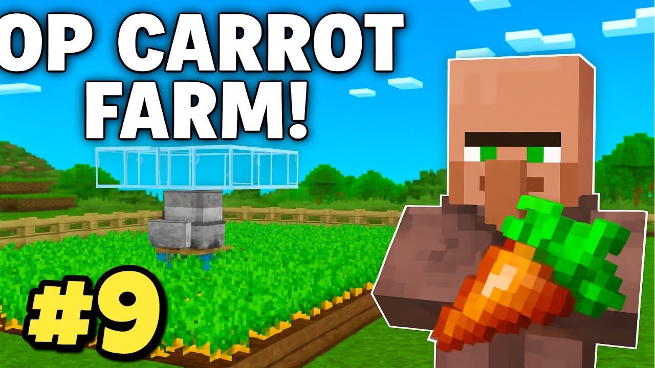 Fully Automatic Carrot Farm in Minecraft Survival Ep 9! - YouTube