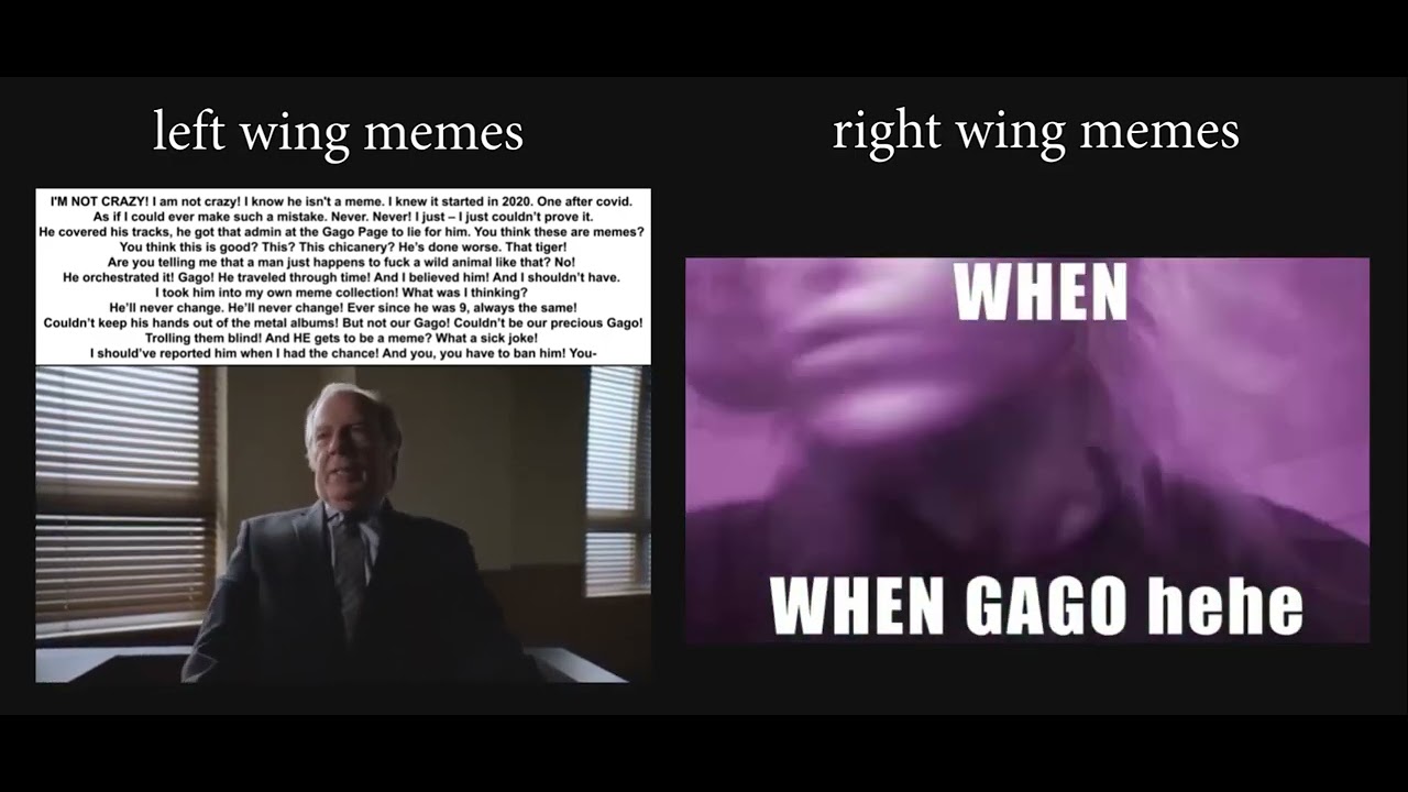 Left Wing Memes vs Right Wing Memes - YouTube