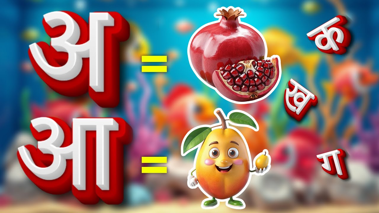 A se Anaar अ से अनार Song | Learn ABCs with Music & Colorful 3D ...