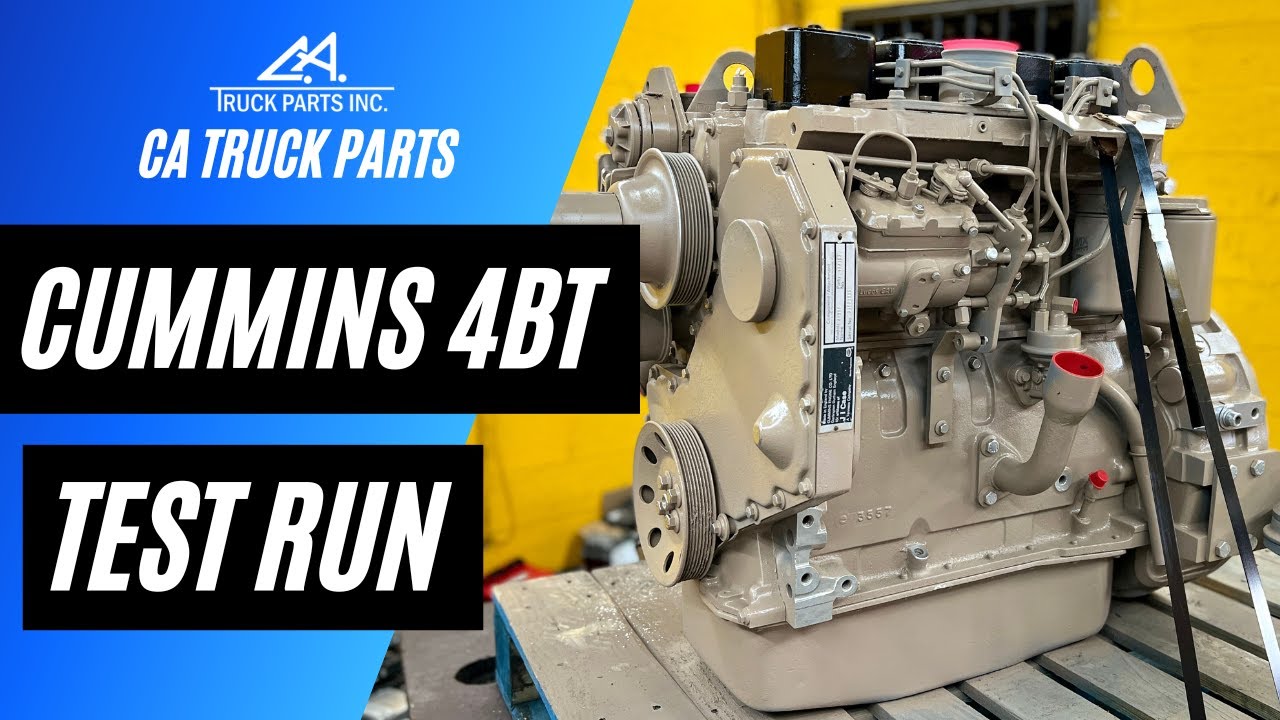 Cummins 4BT 3.9L Diesel Engine Stock #3715 VIDEO | CA TRUCK PARTS, INC ...