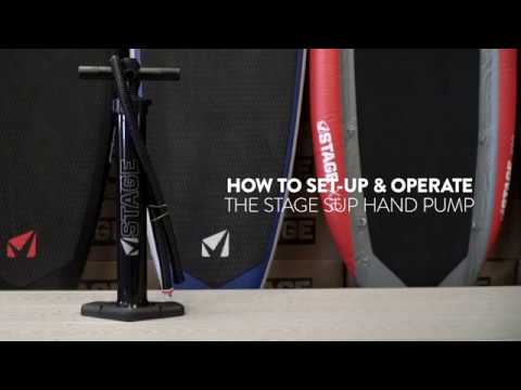 STAGE ISUP Double Action Hand Pump - Paddleboard Pump (SUP) - YouTube