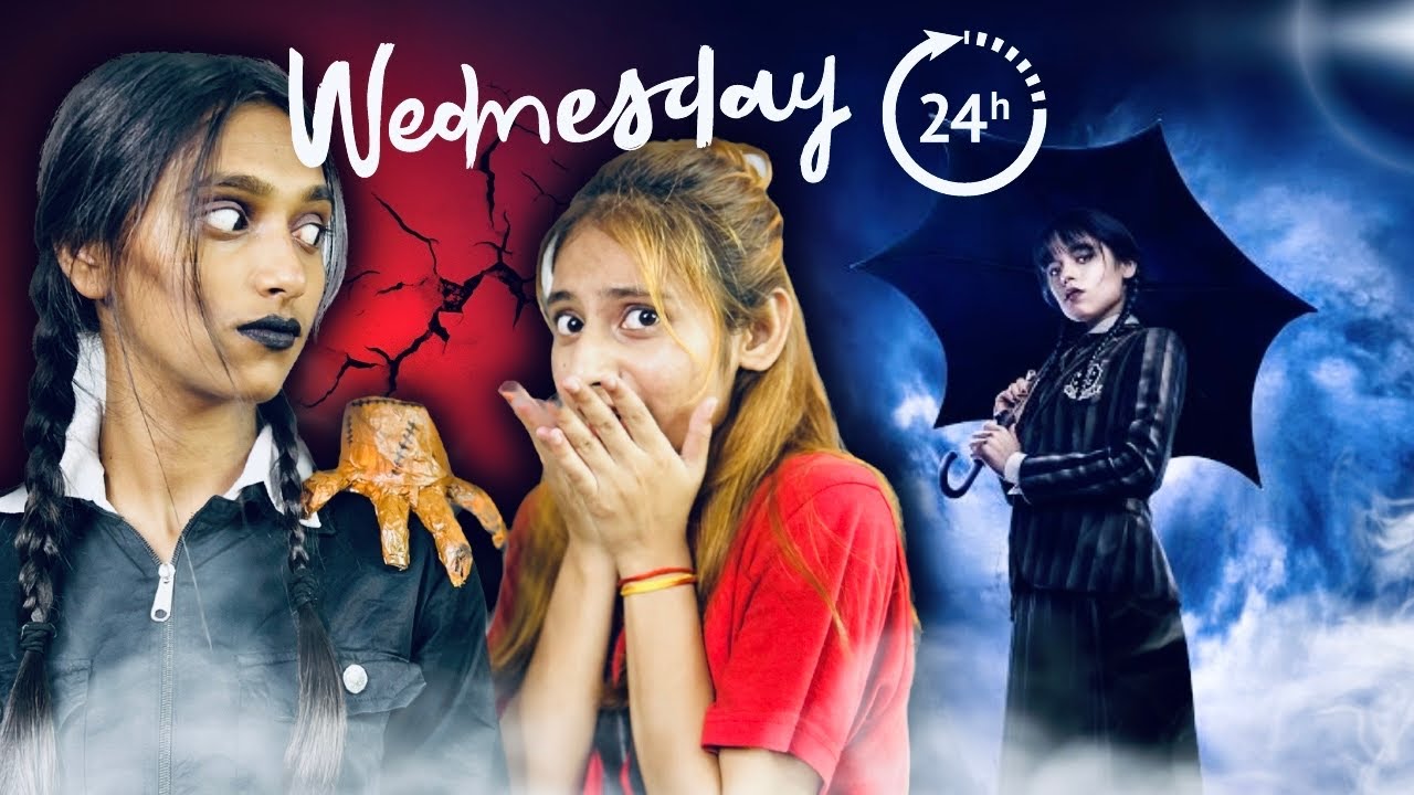 Wednesday look recreate challenge 🖤💀 - YouTube