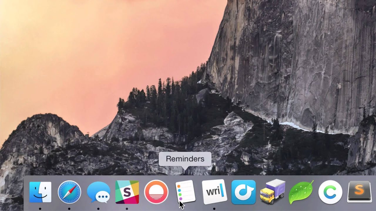 Yosemite Dock Icon Removal Animation - YouTube