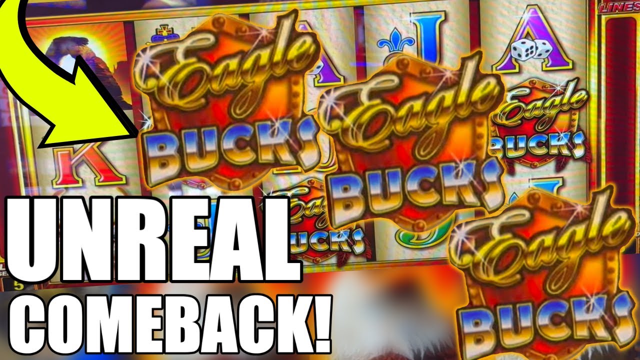 THIS SLOT FILLED UP MY POCKET WITH CASH!! HUGE JACKPOT ON EAGLE BUCKS ...