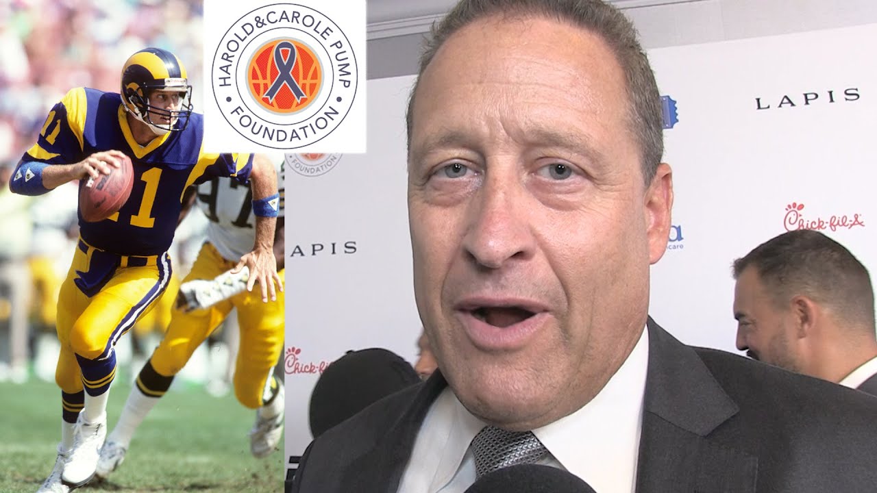 Former Rams QB Jim Everett Interview at the 23rd Harold & Carole Pump ...