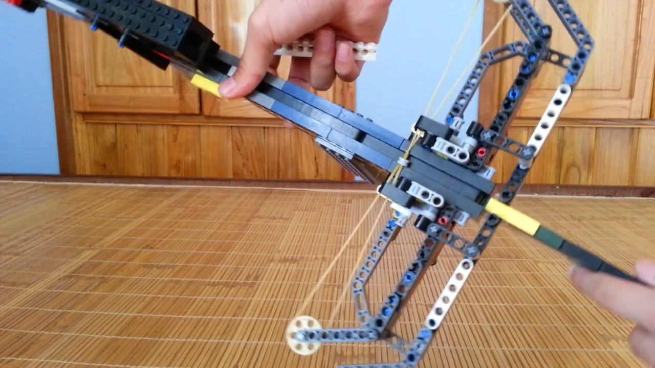 Come back! Lego sniper crossbow (working) - YouTube