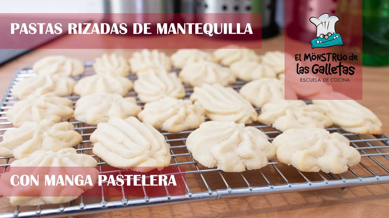 Cómo hacer pastas rizadas con manga pastelera - YouTube
