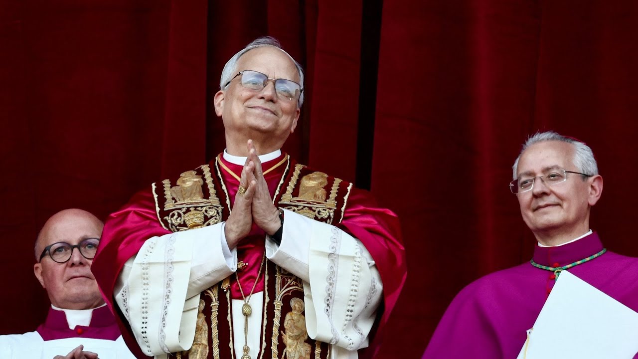 Pope Leo XIV’s first speech - YouTube