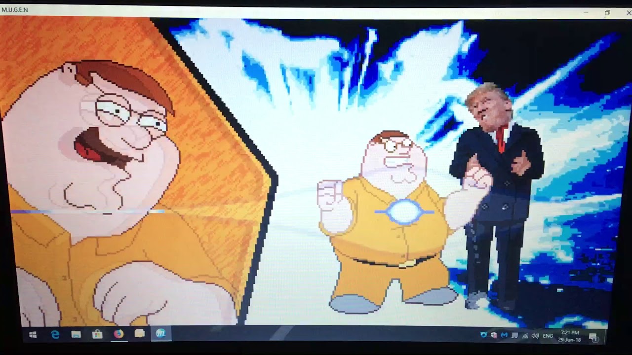 Peter Griffin VS Donald Trump Mugen Fight - YouTube