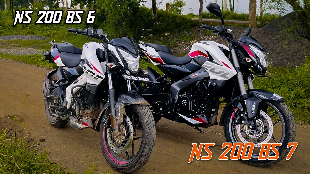 New Bajaj Pulsar Ns 200 BS 7 vs Ns 200 Bs6 | Difference - YouTube