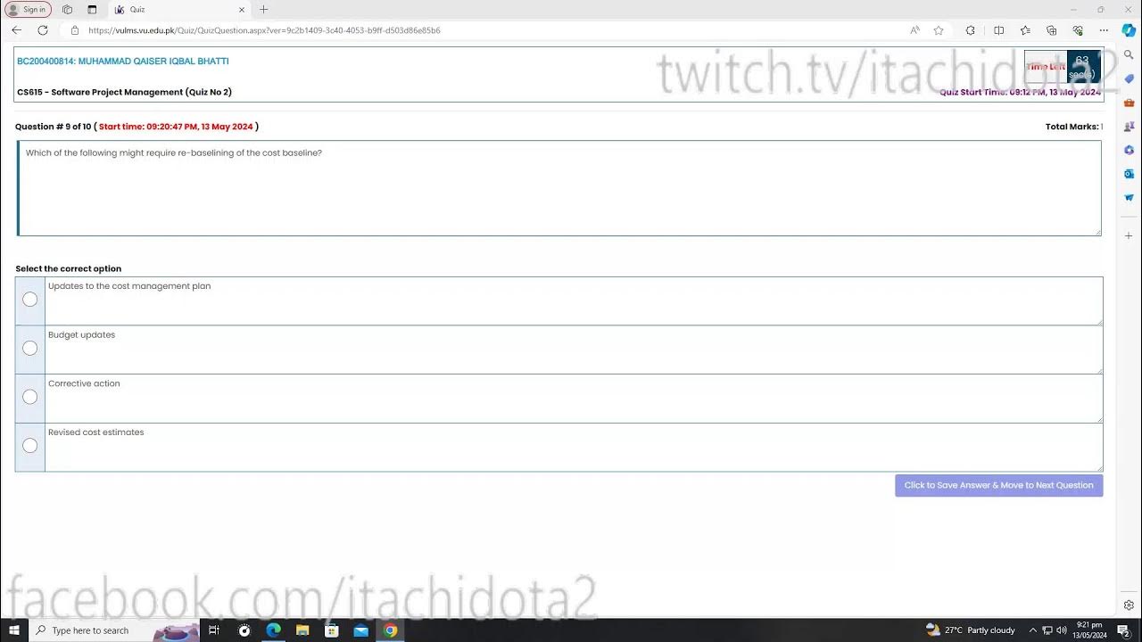 CS615 - Software Project Management Quiz 2 2024 | CS615 Quiz 2 2024 100% Correct Solution - YouTube