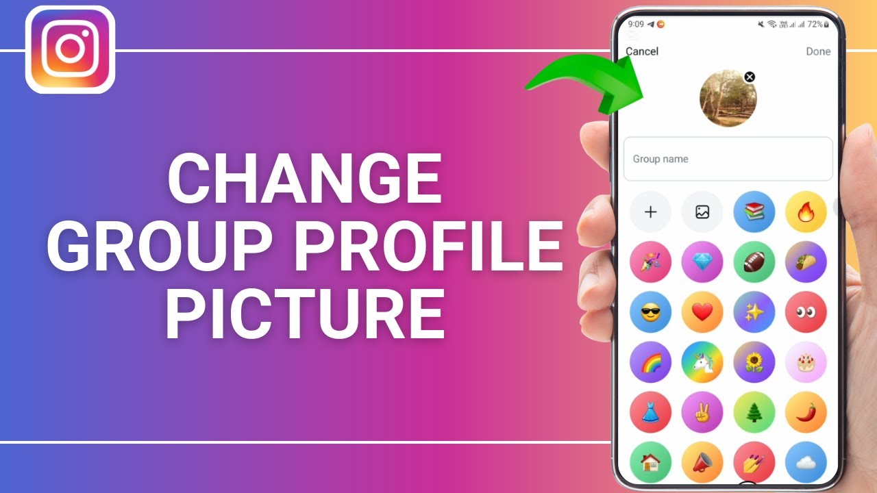 How to Change Instagram Group Profile Picture - YouTube