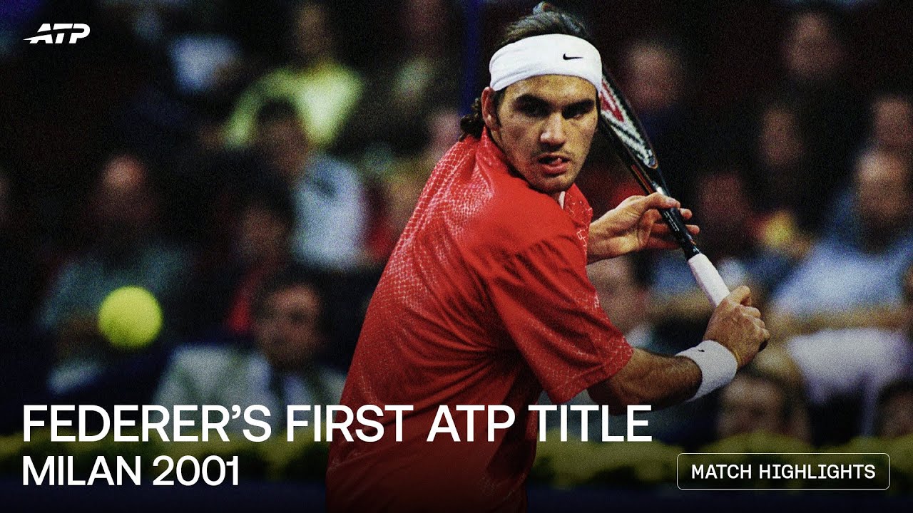When Roger Federer Won His First ATP Tour Title 🏆 | Milan 2001 ...