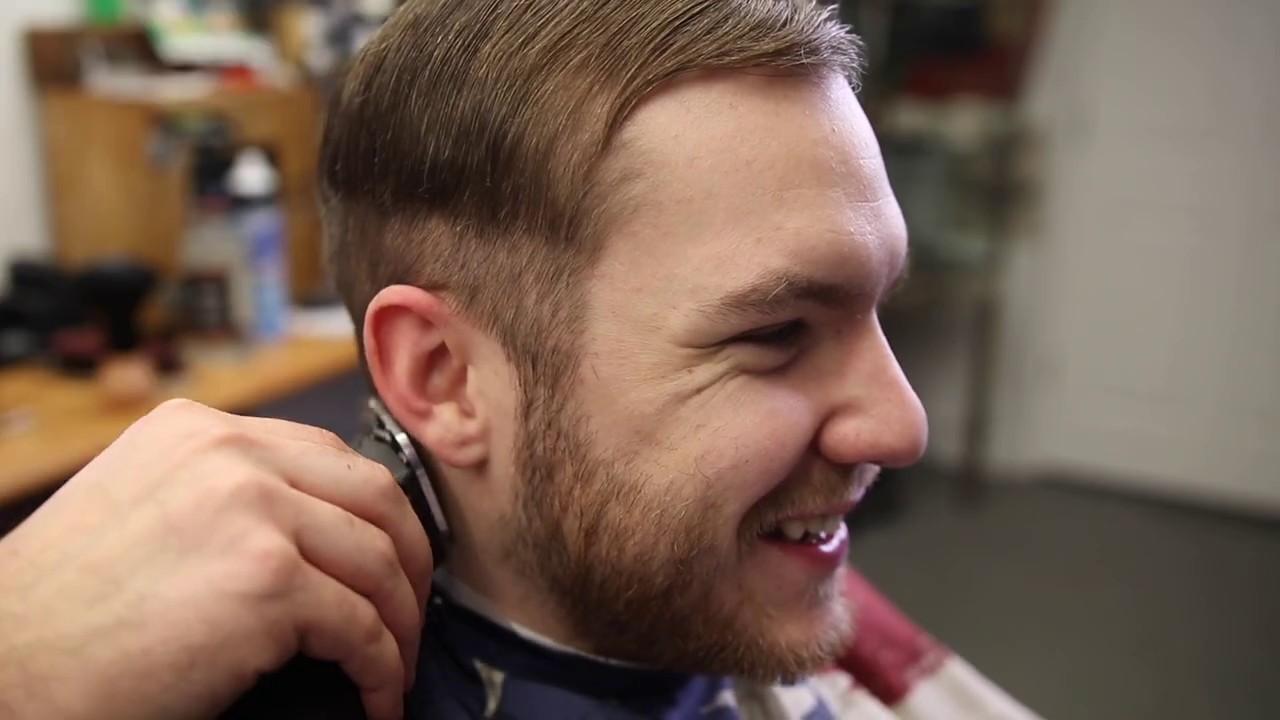 BASIC HAIRCUT AND A BEARD TRIM TUTORIAL - YouTube