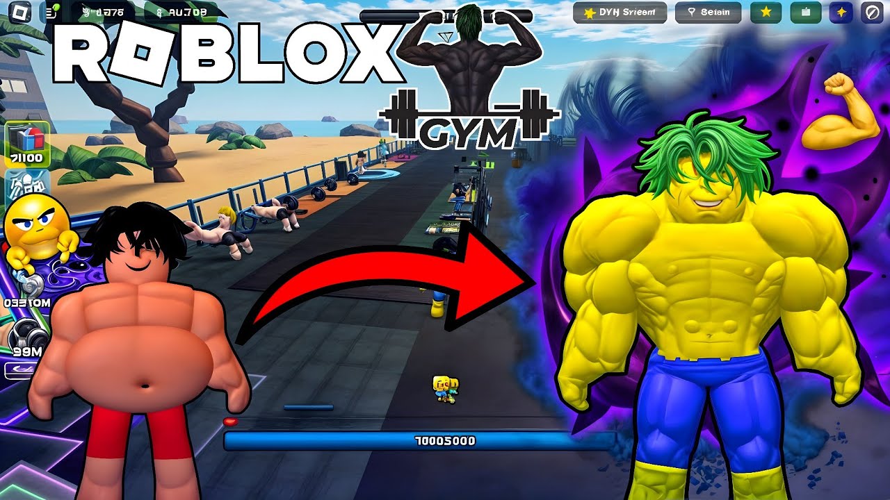 Working Out in Roblox Gym! (VIRAL) - YouTube
