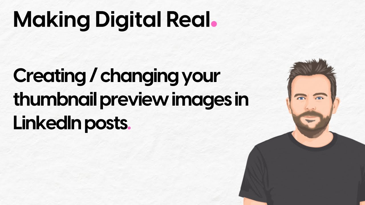 How To Create Your Own Thumbnail Images for LinkedIn Posts - YouTube