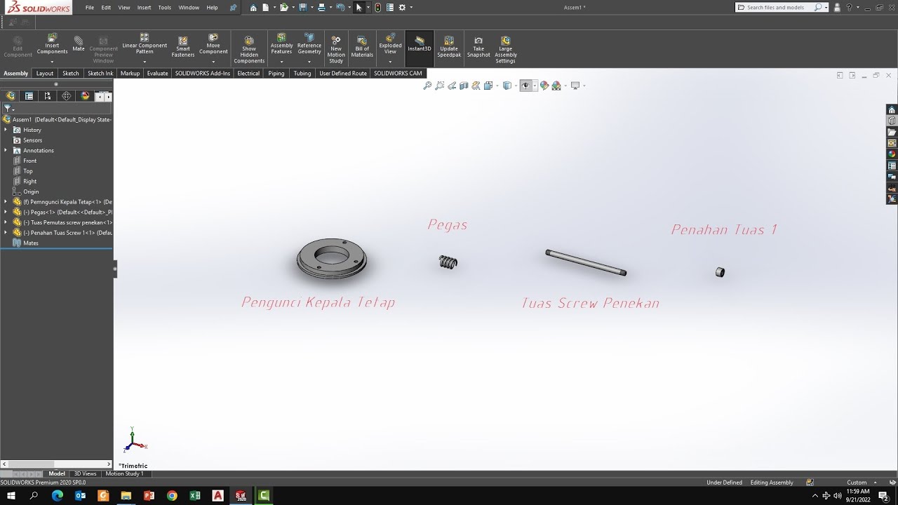 Belajar Solidworks Ragum #part4 - YouTube