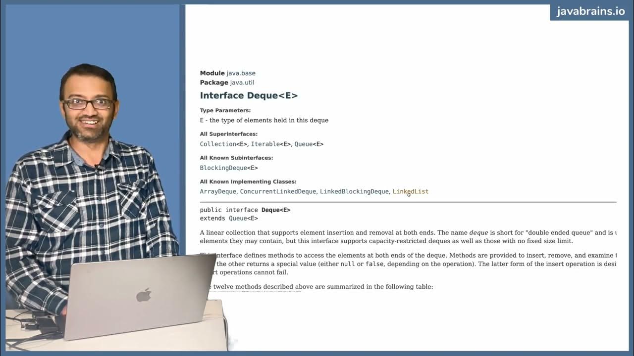 32 The Deque interface (Java Collections In Depth) - YouTube