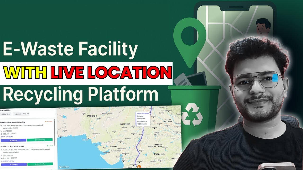 E-Waste Facility Locator Project || React + Node - YouTube