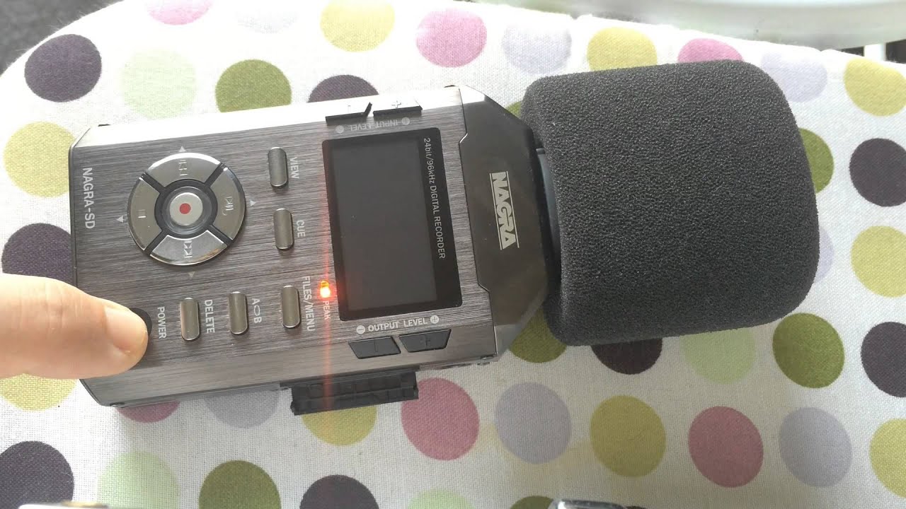 Nagra SD quick demo of power, boot time, and recording logic - YouTube